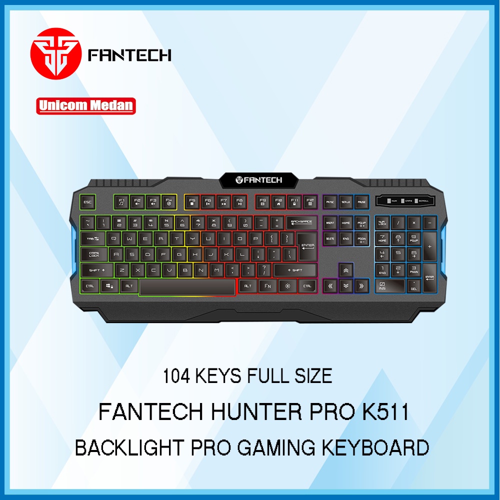 Jual KEYBOARD FANTECH HUNTER PRO K511 | KEYBOARD PRO GAMING | GAMING ...