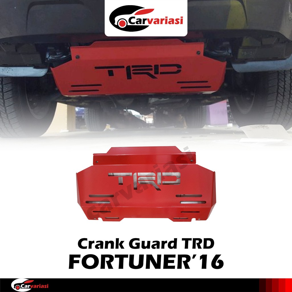 Jual CRANK GUARD TRD TOYOTA FORTUNER VRZ - HILUX REVO - PELINDUNG MESIN ...