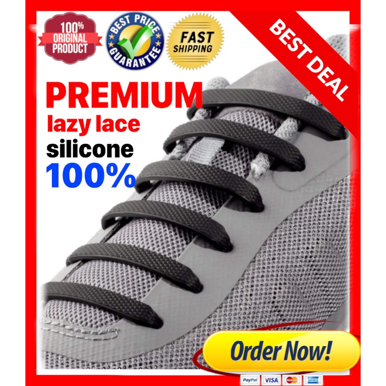 Jual TALI SEPATU otomatis LAZY SHOELACES - tali sepatu tanpa ikat no ...