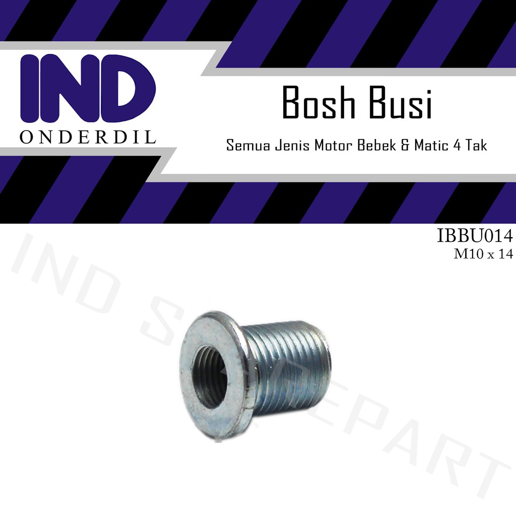 Jual Bosh-Bos-Boss Baut-Baud Over Lubang Busi Semua Jenis Motor Bebek ...