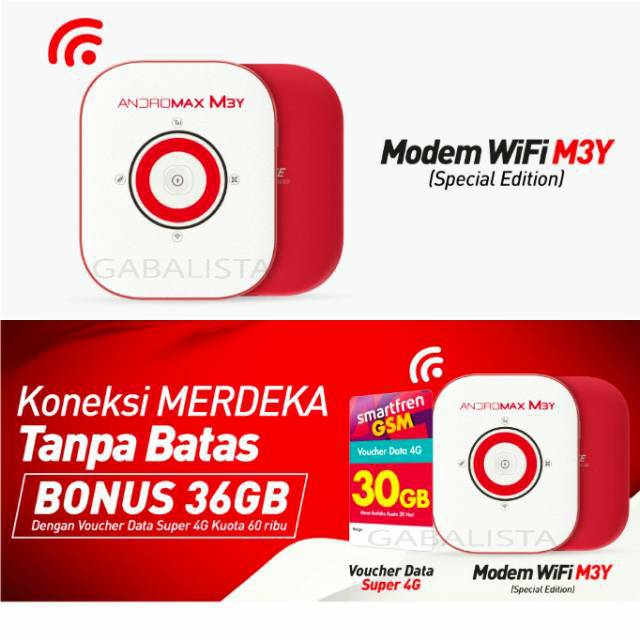 Jual Modem Wifi Smartfren M3Y Special Edition Garansi Resmi Smartfren 1 ...
