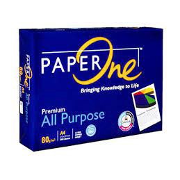 Jual Kertas Merek Paper One All Purpose A4 80 gram Isi 500 lembar ...