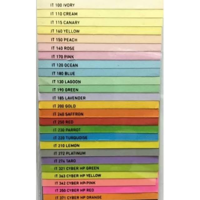 Jual 10 LEMBAR KERTAS HVS WARNA A4 | Shopee Indonesia