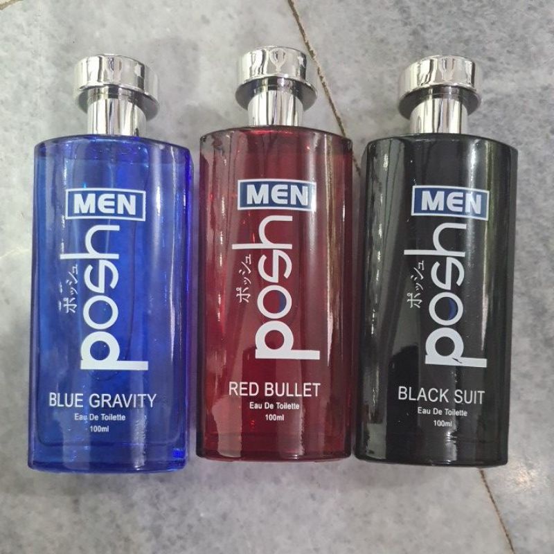 Jual POSH MEN PARFUM 100ml (BOTOL KACA) KARTON GRATIS beli 4 grosir ...