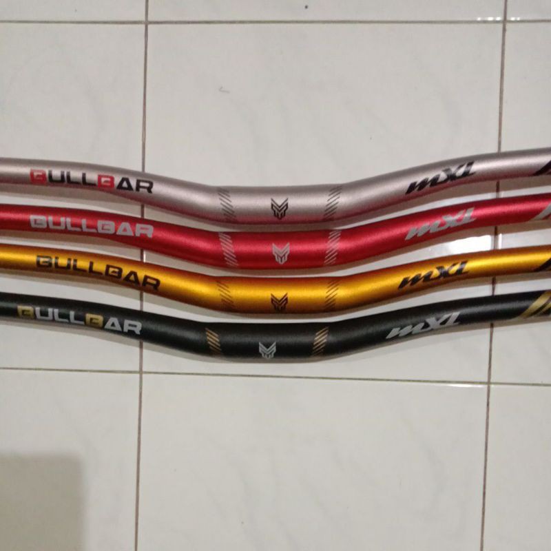 Jual handlebar rise 20 MXL BULLBAR panjang 76 cm ukuran oversize 31,8 stang steer murah | Shopee ...
