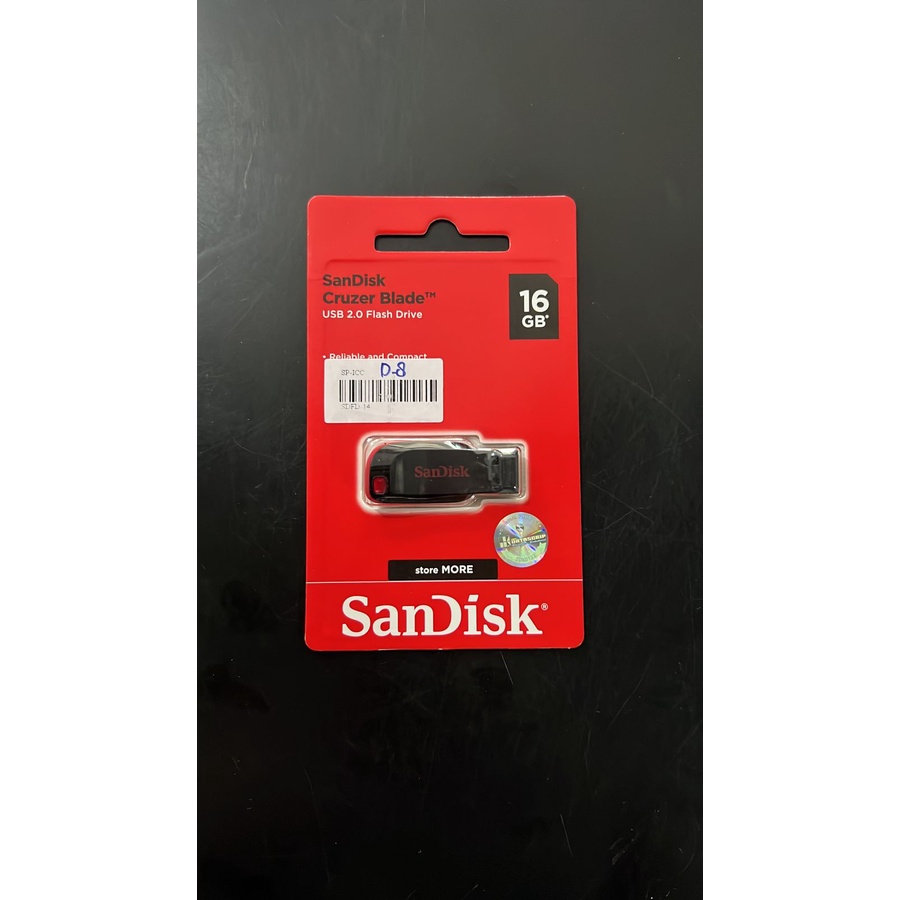 Jual USB Flashdisk Sandisk 16 GB Cruzer Blade | Shopee Indonesia