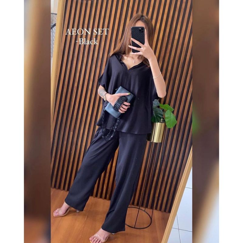 Jual AEON ONE SET RAYON PREMIUM/ONE SET POLOS/PAJAMAS JUMBO /ONE SET ...