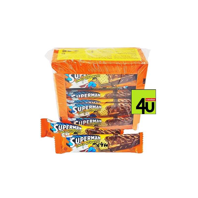Jual Superman - Wafer Salut Cokelat Susu | Shopee Indonesia