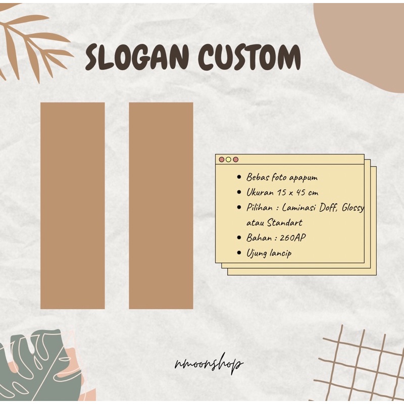 Jual [PO] SLOGAN CUSTOM | HANDBANNER CUSTOM | HANDBANNER KPOP ...