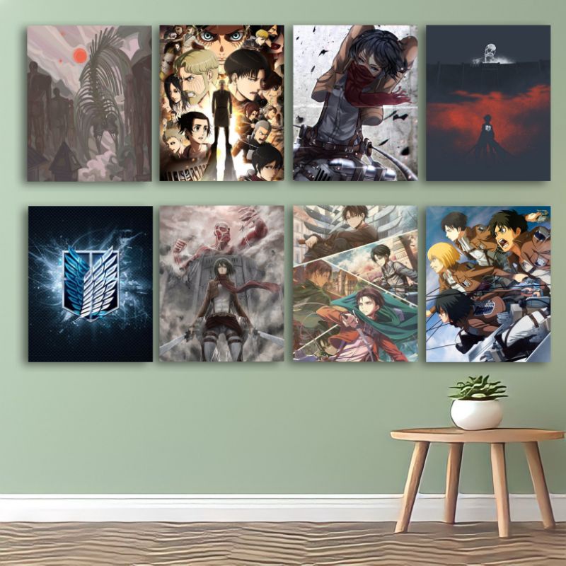 Jual Poster kayu attack on titan - Hiasan dinding - poster attack on ...