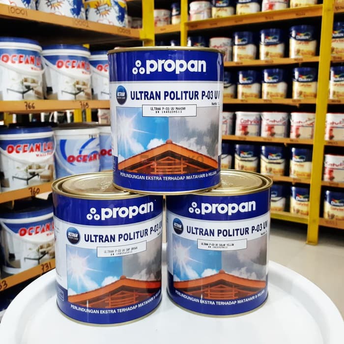 Jual Cat Politur Propan Ultran PO3 1 Liter Warna Clear Gloss & Doff ...