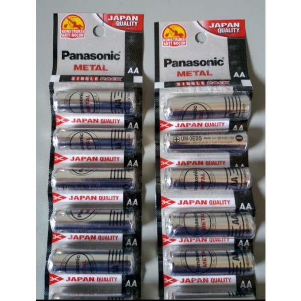 Jual Baterai Batre Jam Dinding AA A2 PANASONIC METAL | Shopee Indonesia