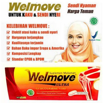 Jual WELMOVE ULTRA/WELMOVE SUPLEMEN KESEHATAN SENDI ISI 5 KAPLET [2024 ...
