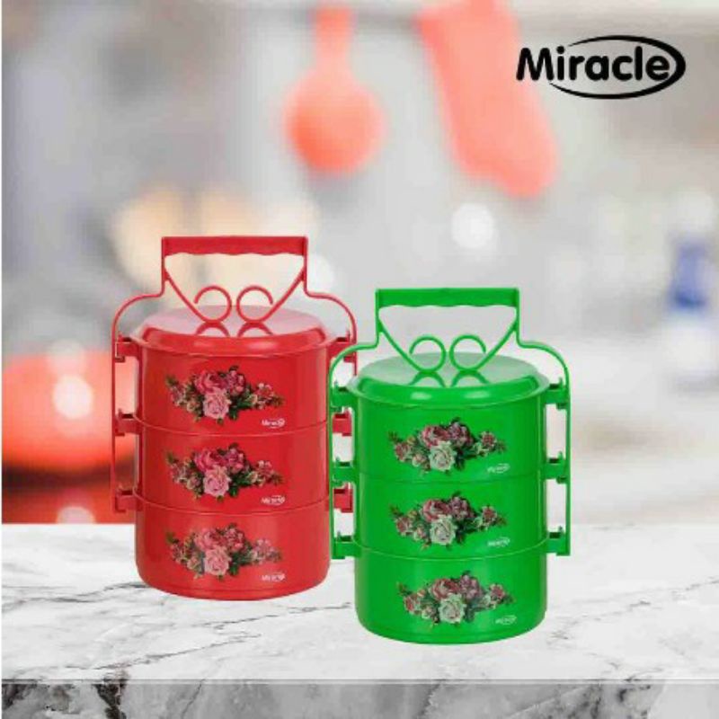 Jual Rantang nasi / Rantang plastik / Kotak makan susun / Kotak makan ...