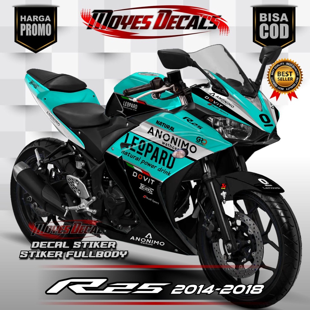 Jual Decal full body Yamaha R25 Variasi Warna | Shopee Indonesia