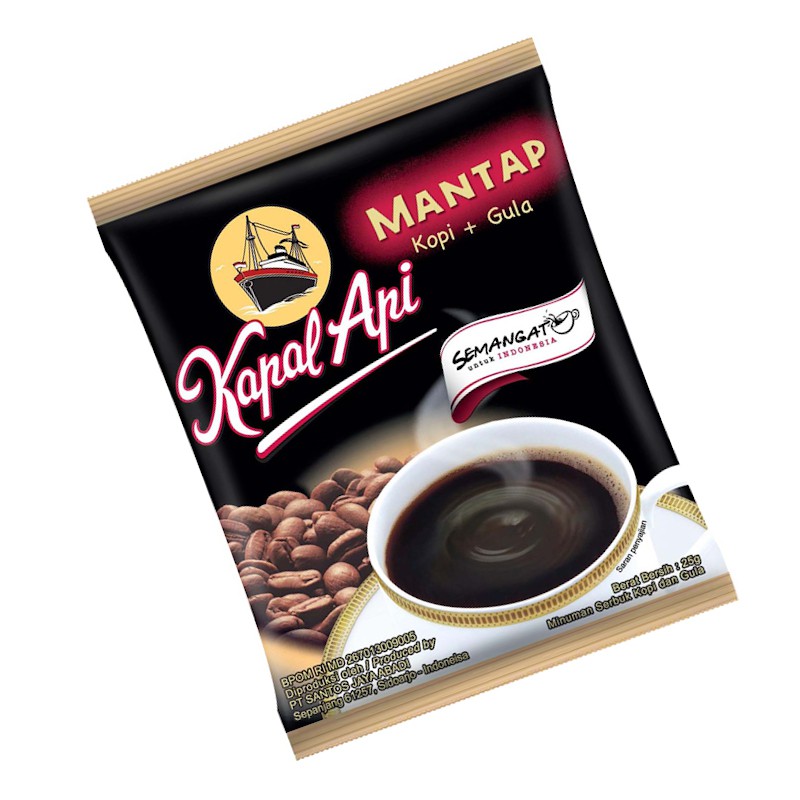 Jual Kapal Api Kopi Mantap Sachet 25g | Shopee Indonesia