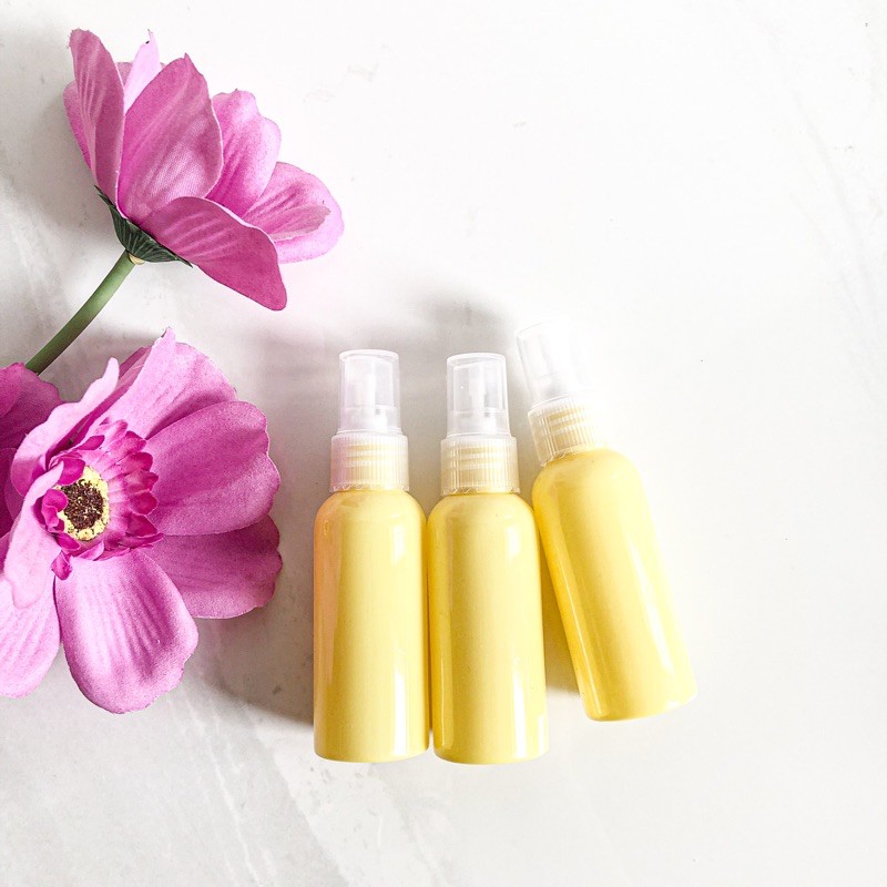 Jual 50ml Botol Spray Warna PASTEL Plastik PET Packaging Body Mist ...