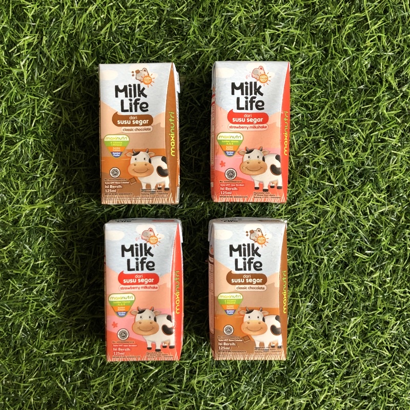 Jual SUSU MILK LIFE 125ML - 3PCS | Shopee Indonesia