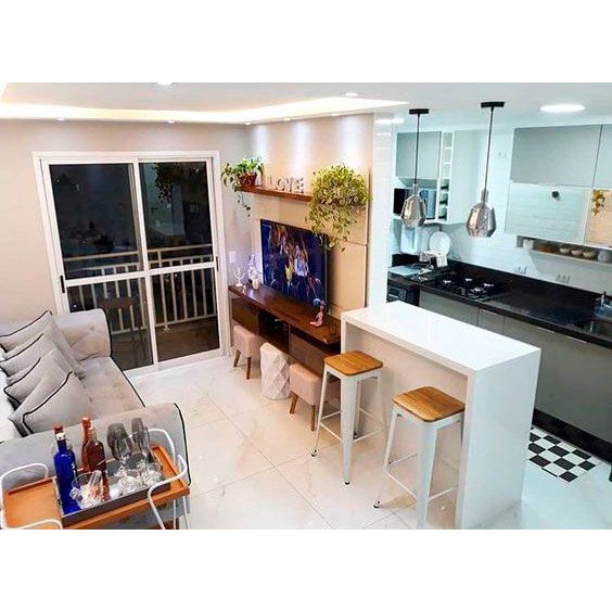 Jual Meja Bar Minimalis Modern Bar Mini Motif Marmer Lapis HPL Anti ...