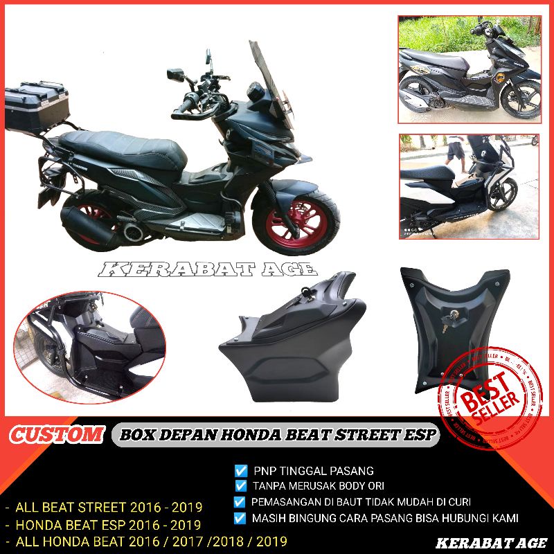 Jual Box Depan Tengah Motor Beat street Esp Eco Fi Karbu Scoopy new ...