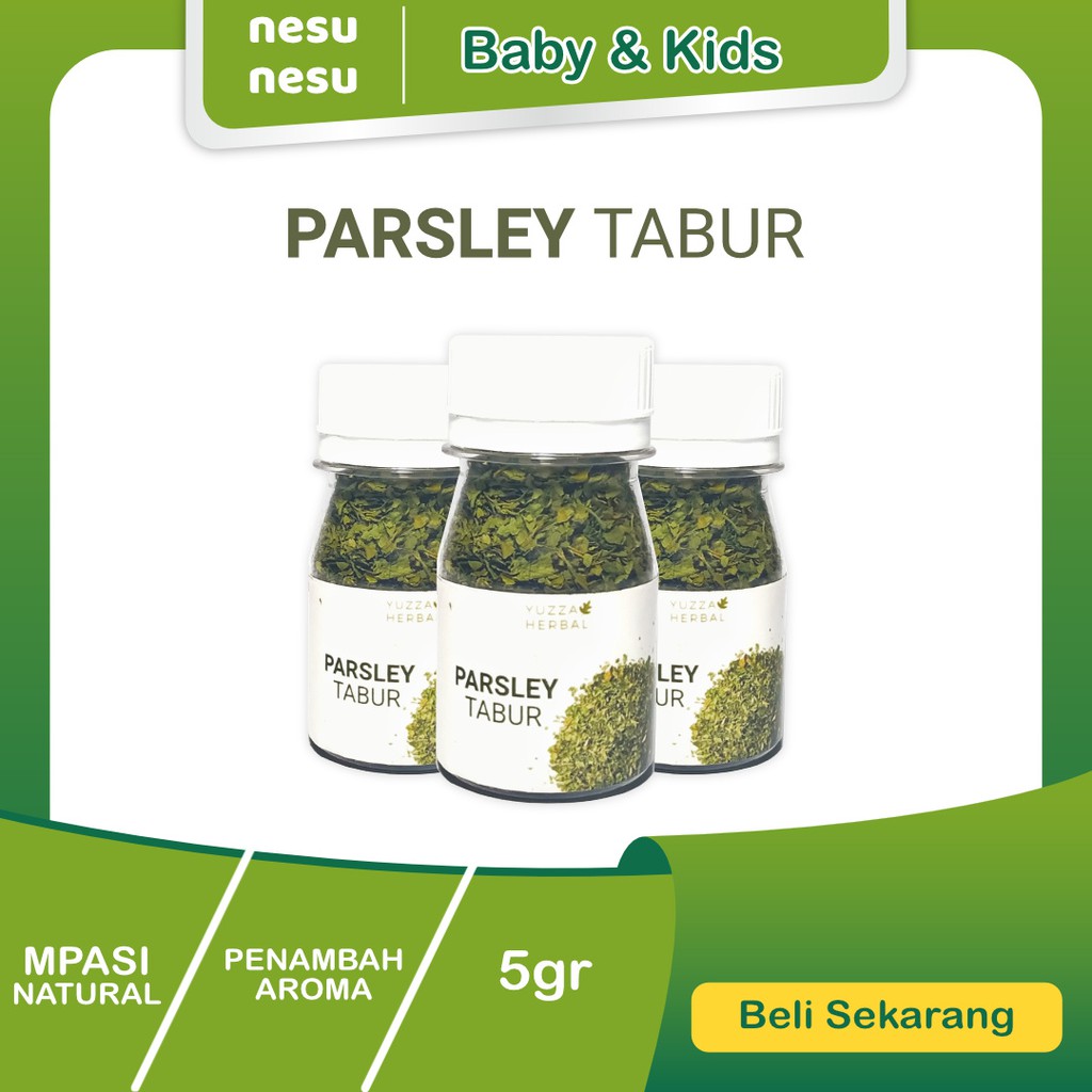 Jual Parsley Kering Tabur Kemasan Praktis 7,5gr Untuk Penyedap Rasa ...