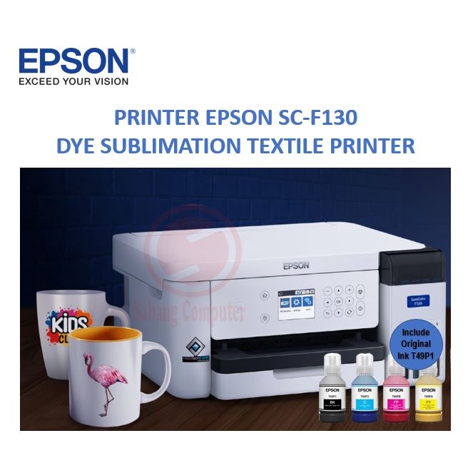 Jual PRINTER EPSON SURE COLOR SUBLIMASI SC F-130 | Shopee Indonesia
