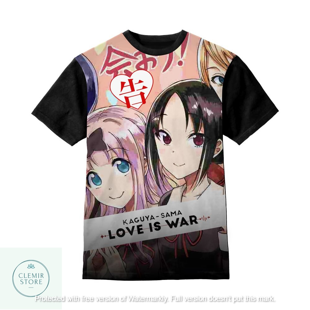 Jual Kaos 3D Anak | Baju Sablon Printing Kaguya Shinomiya Kaguya Sama ...