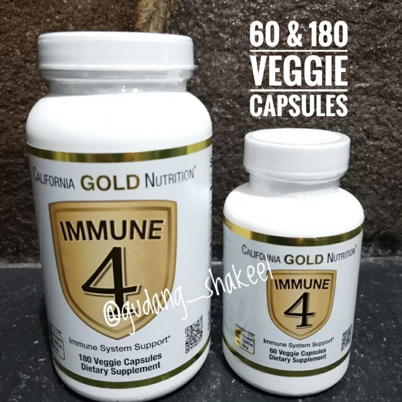 Jual California Gold Nutrition IMMUNE 4 (Vit C + D + Zinc + Selenium) 60 / 180 VegCap | Shopee ...