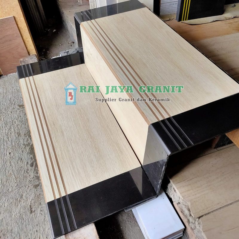 Jual Granit tangga 30x80 dan 20x80 sambungan kombinasi | Shopee Indonesia