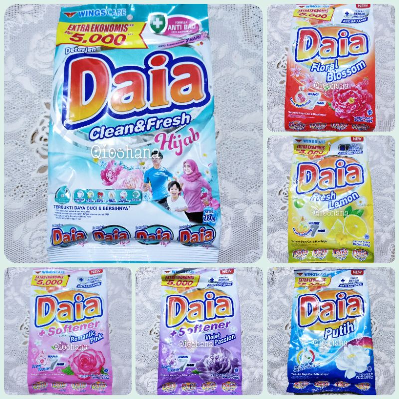 Jual DAIA deterjen 5000 / Deterjen bubuk - wings | Shopee Indonesia