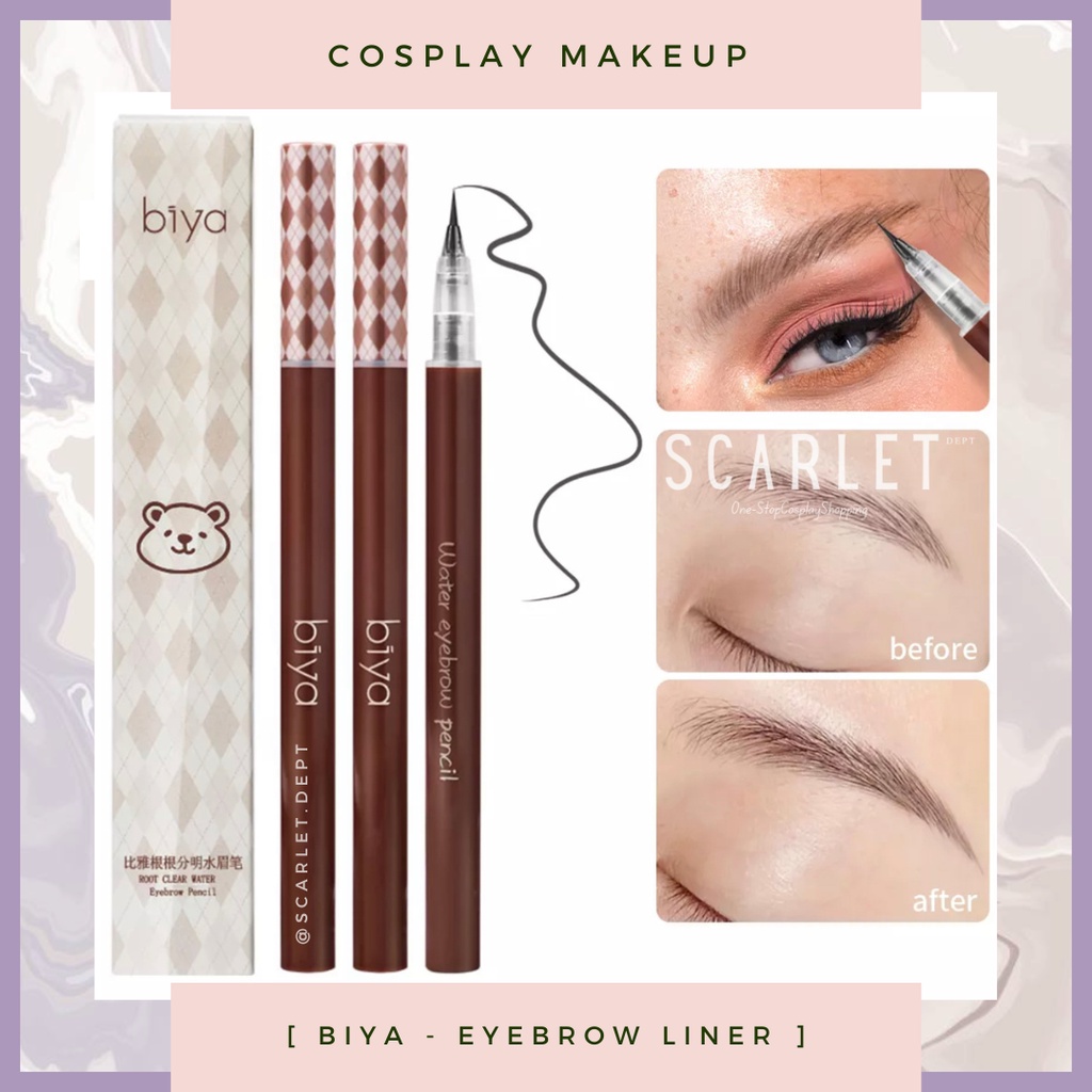 Jual SCARLETDEPT || BIYA -- Eyebrow Liner Tattoo Alis Cosplay Makeup ...