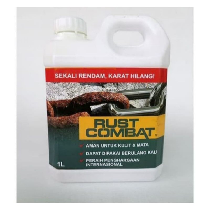 Jual Rust combat cairan perontok karat 1 liter | Shopee Indonesia