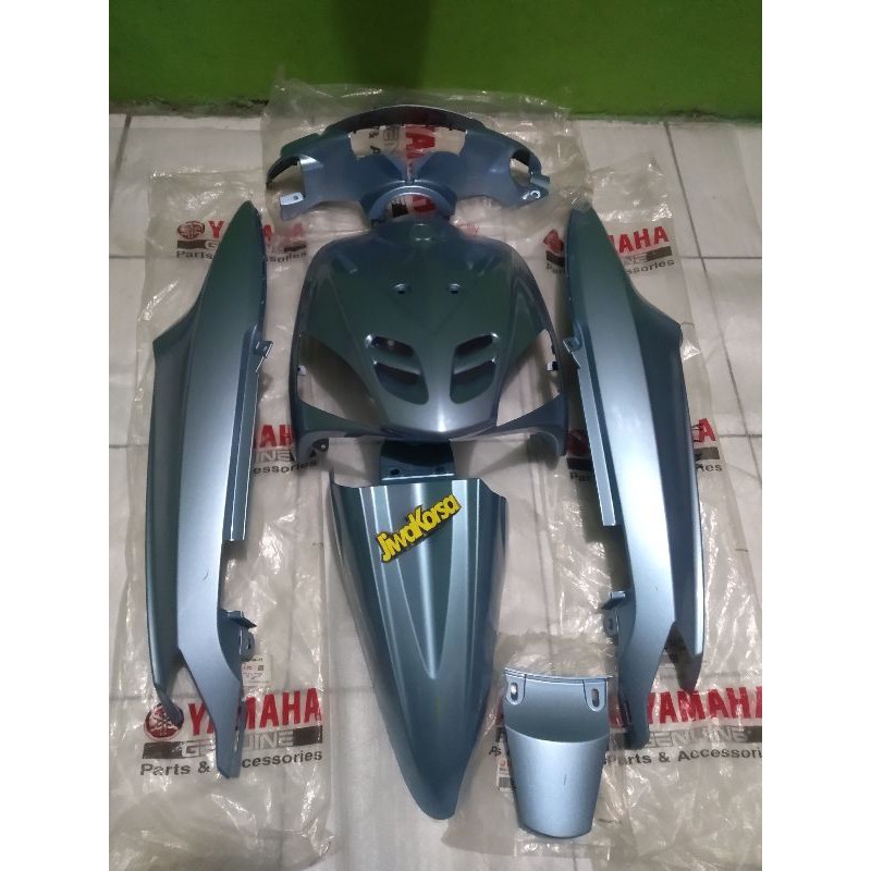 Jual Cover body bodi yamaha mio sporty biru muda biru telor asin biru ...