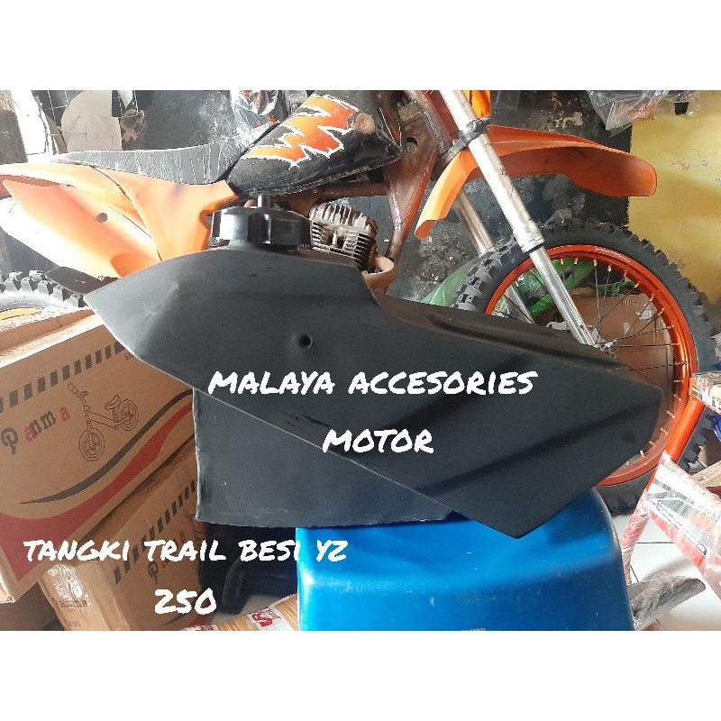 Jual tangki trail besi model yz 250 2013 muat bensin banyak | Shopee Indonesia