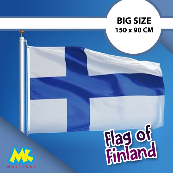Jual Bendera Finlandia ukuran besar - Finland Flag | Shopee Indonesia