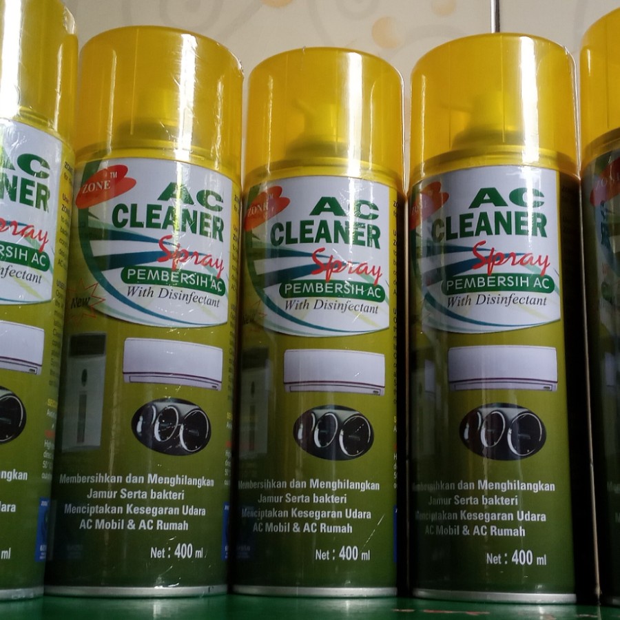 Jual zone ac cleaner spray pembersih ac mobil with disinfectant anti ...
