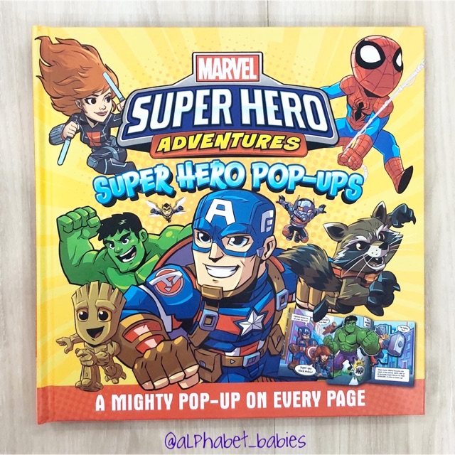 Jual Marvel Super Hero Adventures Super Hero Pop-Ups Book (A Mighty Pop ...