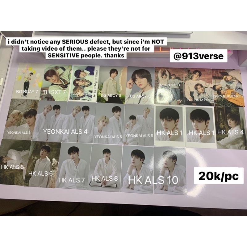 Jual TXT MPC MINI PHOTOCARD ACT BOY LOVESICK SHINE MOA X TOGETHER BIRTHDAY BDAY SOOBIN YEONJUN ...