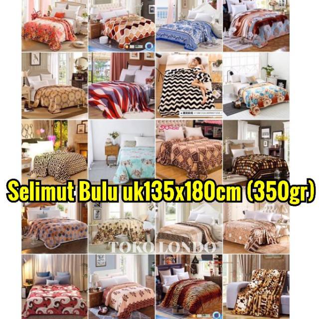 Jual Selimut Dewasa 350GR SELIMUT BULU Halus Lembut Selimut motif ...