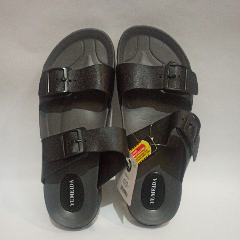 Jual sandal yumeida pria 2 ban | Shopee Indonesia