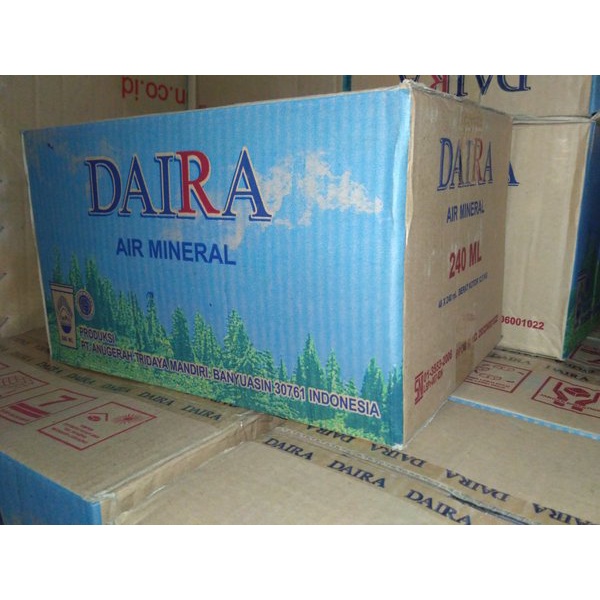 Jual Air Mineral Daira Cup 220ml Dus isi 48 cup | Shopee Indonesia