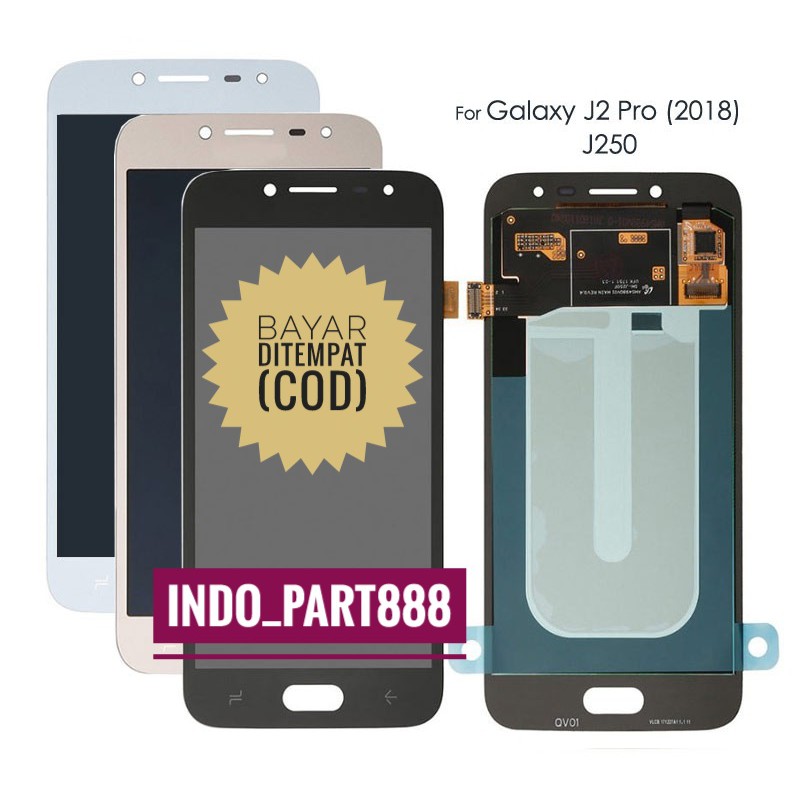 Jual LCD Samsung Galaxy J2 Pro / j250 Fullset Touchscreen AA Contras ...