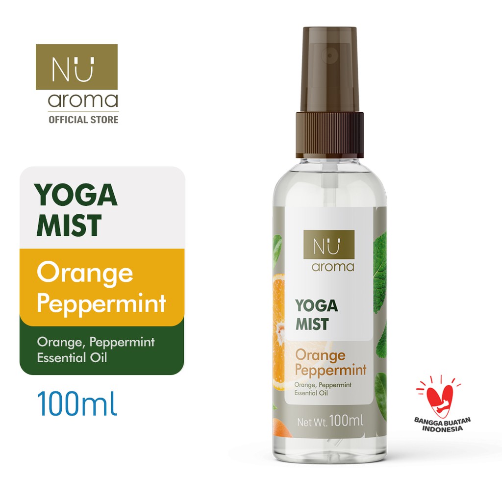 Jual Nu Aroma Yoga Mist Orange Peppermint (Matras Yoga Spray) | Shopee ...