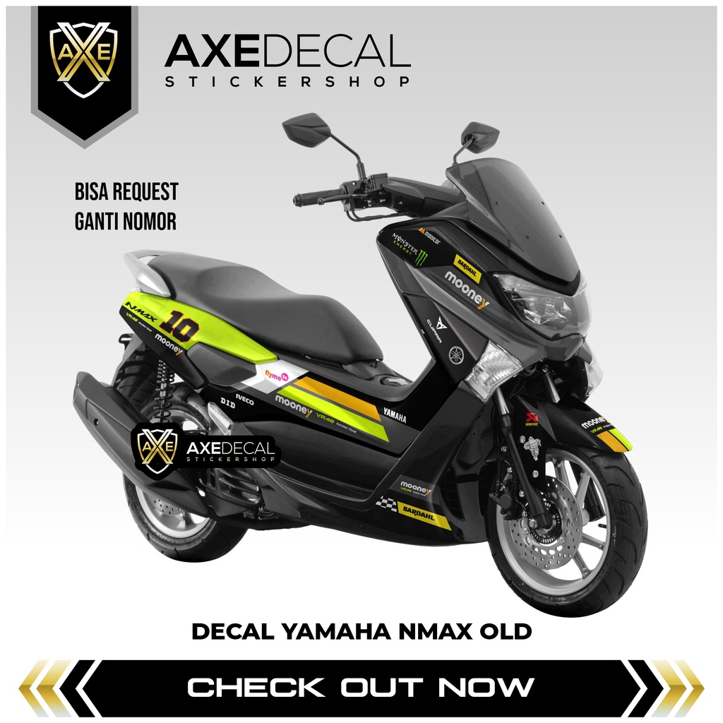 Jual DECAL NMAX OLD MOONEY VR 46 / STIKER MOTOR YAMAHA NMAX LAMA FULL ...