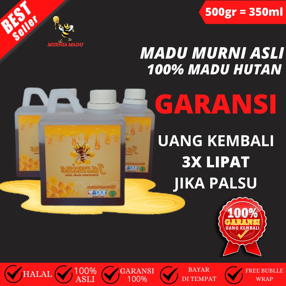 Jual Madu Asli Hutan Multiflora Nusantara Asli Murni Alami 100% Pure ...