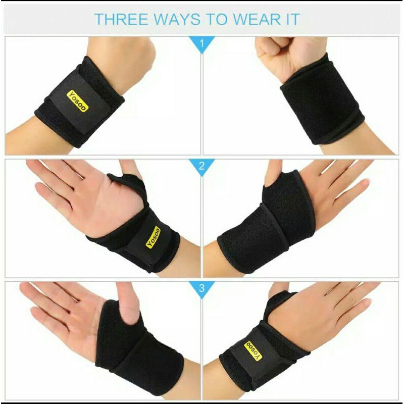 Jual wrist support /wrist band /deker pergelangan tangan | Shopee Indonesia
