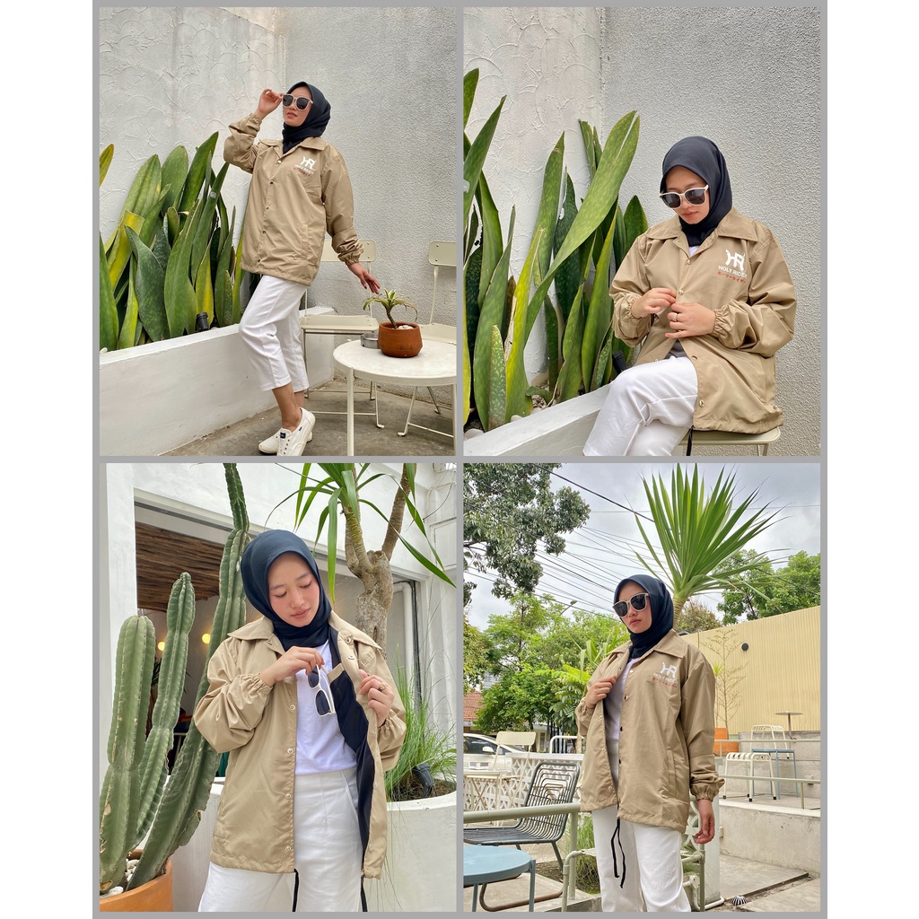 Jual DRAGON Coach Jacket holyrider KREEM II Jaket Coach model ...