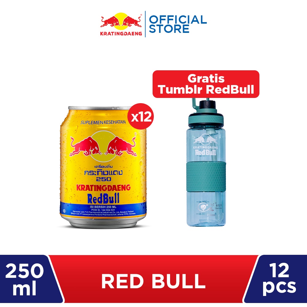 Jual Red Bull Kemasan Kaleng 250ml - 12 Pcs (Free Tumblr) | Shopee ...