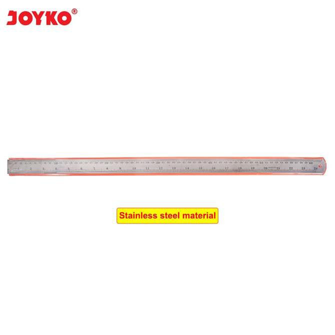 Jual Stainless Steel Ruler Penggaris Besi Joyko RL-ST60 60 cm | Shopee ...