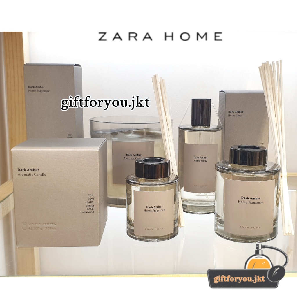 Jual Pengharum Ruangan Dark Amber Zara Home Reed Diffuser Spray Aromatic Candle Original Home ...